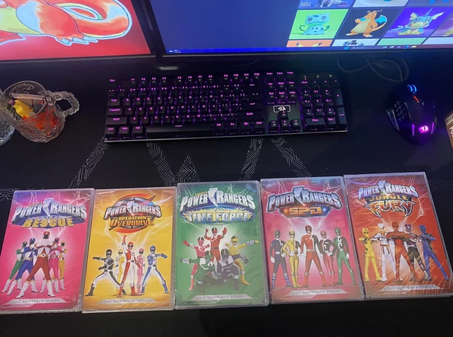 POWER RANGERS DVDS Lightspeed Rescue Jungle Fury Operation Overdrive ...