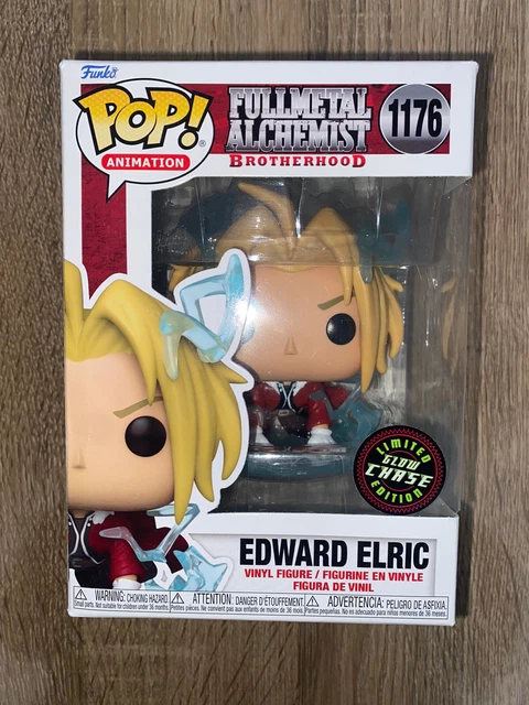 FUNKO POP FMA Edward Elric Limited Edition Glow Chase Special Edition ...