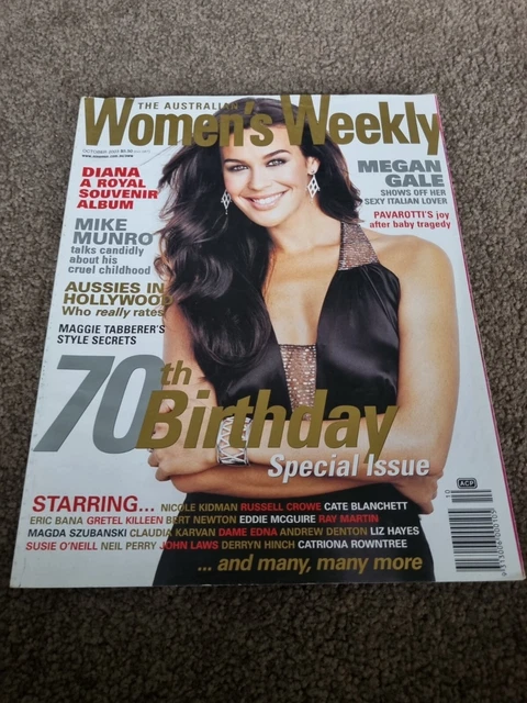 THE AUSTRALIAN WOMEN'S WEEKLY MAGAZINE OCTOBER 2003-Nicole Kidman-Dame ...