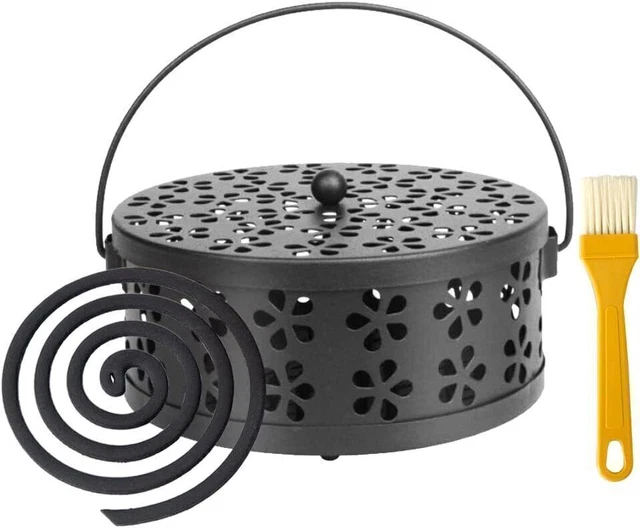 MÜCKENSPIRALE HALTER MÜCKENSPIRALEN Metallisch Moskito Spulenhalter ...