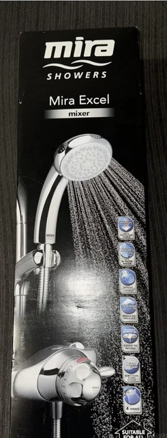 MIRA EXCEL THERMOSTATIC Mixer Shower £363.72 - PicClick UK