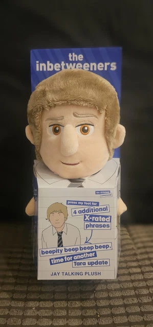 THE INBETWEENERS JAY Talking Plush, New in Box, 5 Phrases (4 X-rated) £ ...