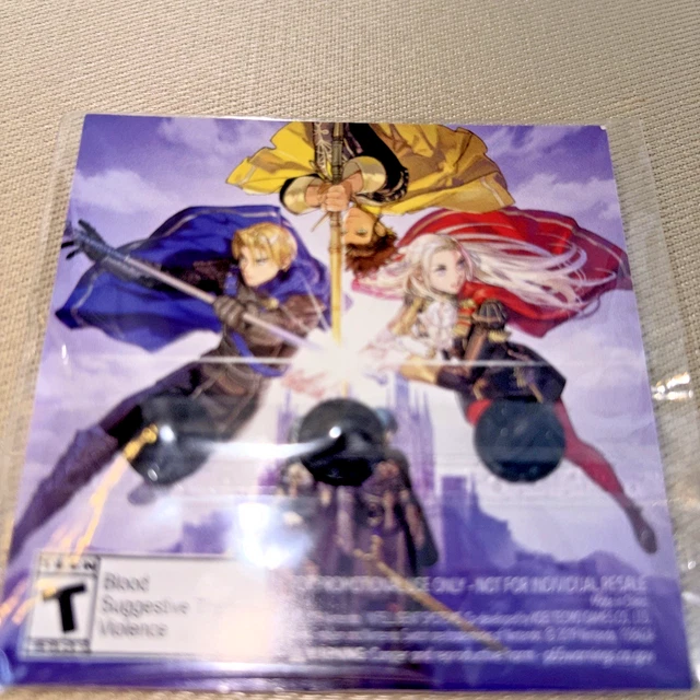 FIRE EMBLEM THREE Houses Official Nintendo Switch Pin Set Brand New ...