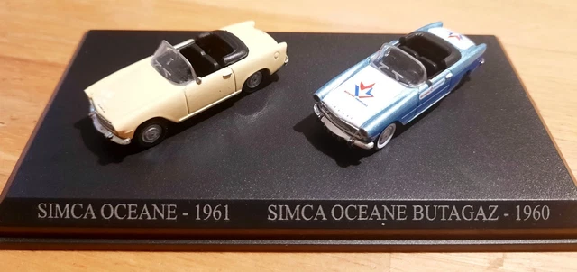 COFFRET X2 SIMCA Oceane 1961 Et Qceane Butagaz 1960 Col Atlas Ho 1/87 ...
