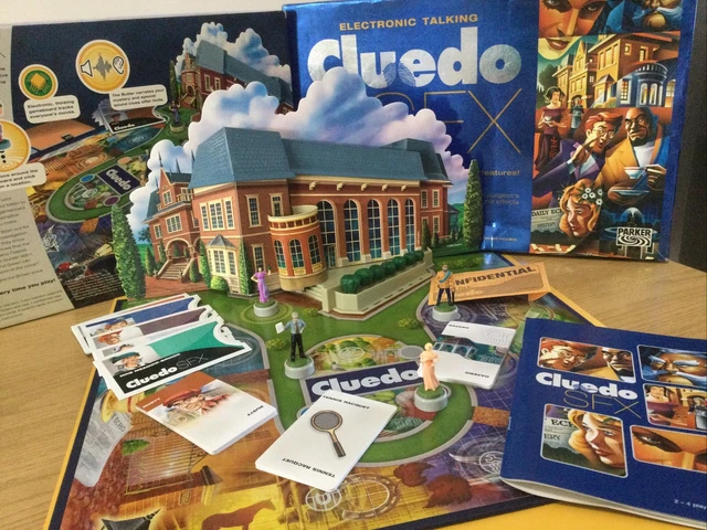 CLUEDO SFX GIOCO da tavolo elettronico talking di Parker Hasbro ...