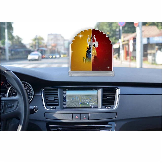INDIAN TRADITIONAL ACRYLIC Lord Shiva Idols car Dashboard 4 x 4 Inch £ ...