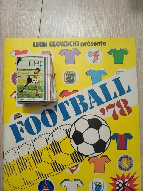 POUR ALBUM TYPE Panini Glowacki Foot 1978 Division 1 10 images au choix ...