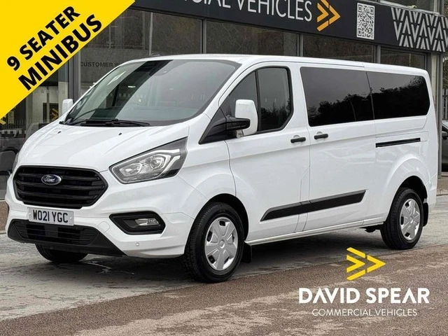 2021 FORD TRANSIT Custom TDCI 130ps Trend 9 Seat Minibus L2 Lwb with ...