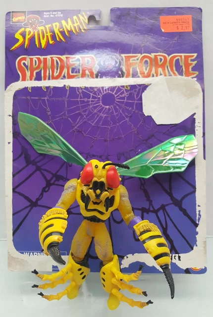 SPIDER-MAN SPIDER FORCE SWARM Killer Bee Insect Armor Action Figure Toy ...