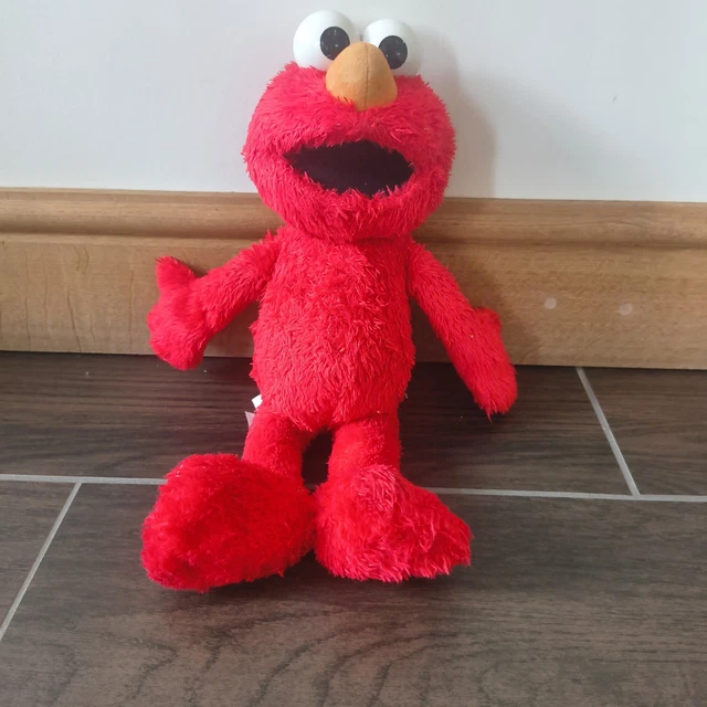 2011 SESAME STREET Elmo Giggling Laughing Vibrating 13" Soft Plush Toy ...