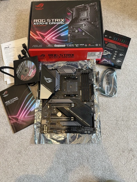 ASUS ROG STRIX X570-E Gaming (AMD AM4) DDR4 X570 Chipset ATX ...
