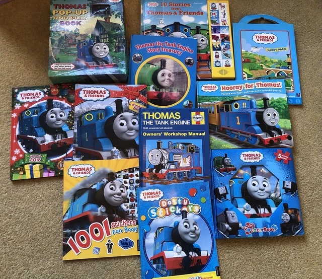 MASSIVE THOMAS ACTIVITY, Sticker, Puzzle And Story Book Bundle 11 Books ...