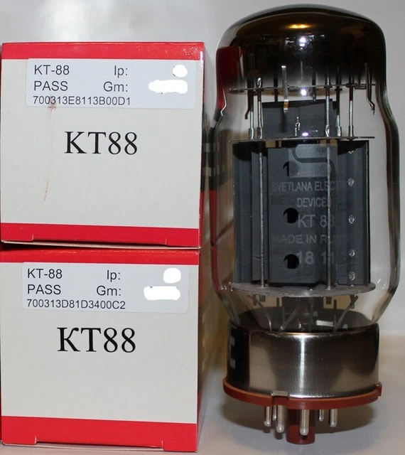 USINE PLATINE PAIRE Assortie Svetlana KT88 Tubes, Tout Neuf en Boîte EUR 170,68 - PicClick FR