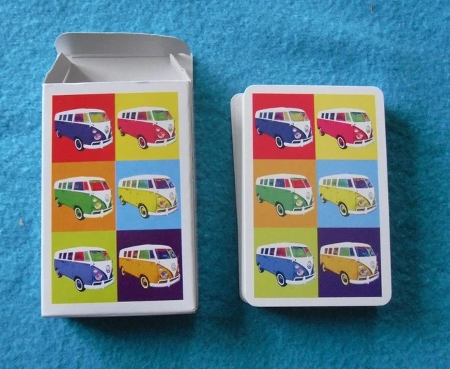 PLAYING CARDS PACK, Volkswagon VW Campervan. £1.99 - PicClick UK