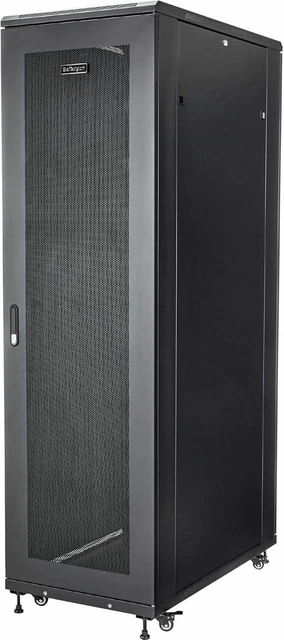 4-POST 42U SERVER Rack Cabinet, 19" Data Rack Cabinet for IT Equipment ...