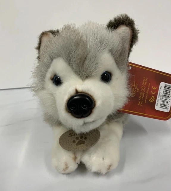 NEW STORM SIBERIAN HUSKY 8” Soft Toy PUPPY DOG Plush Keel Toy £9.50 ...