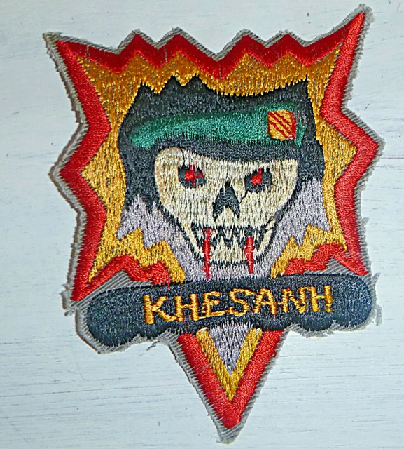 PATCH - KHE SANH - US SPECIAL FORCES - Vietnam War - SHELL BURST ...
