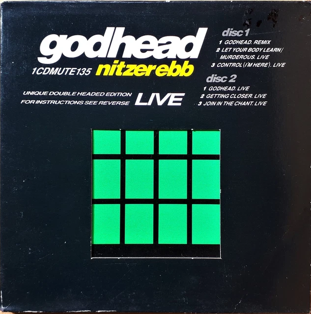 NITZER EBB - Godhead 1991 CD SINGLE 2XCD DANS POCHETTE FENÊTRE / LOT ...