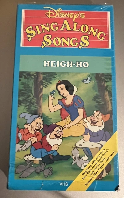 DISNEYS SING ALONG Songs - Snow White: Heigh-Ho (VHS) $7.48 - PicClick AU