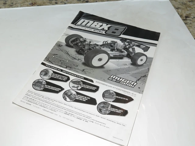 MBX-4718 MUGEN SEIKI MBX8 Nitro Buggy Instruction Manuelle EUR 1,20 ... MBX-4718 MUGEN SEIKI MBX8 Nitro Buggy Instruction Manuelle EUR 1,20 ...
