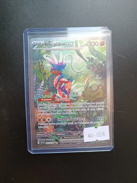CARTE POKÉMON KORAIDON ex 247/198 EV01 Écarlate et Violet FR EUR 35,00 - PicClick FR