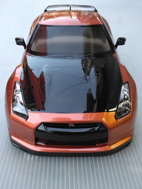 TAMIYA RADIO-CONTROLLED BODY Nissan Gtr R35 Copper Paint With Light ...