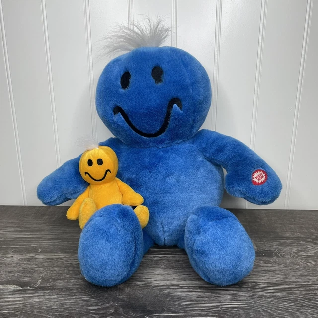 VINTAGE DAN DEE Tickle Tickle Wiggle Wiggle RED Smiley Face Plush 13 ...