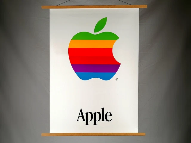 POSTER COMPUTER APPLE originale c.1985 - design iconico EUR 515,90 ...