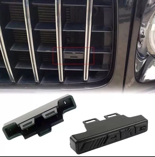 GENUINE MERCEDES-BENZ FRONT Grille AMG Emblem logo Badge 4638173300 ...