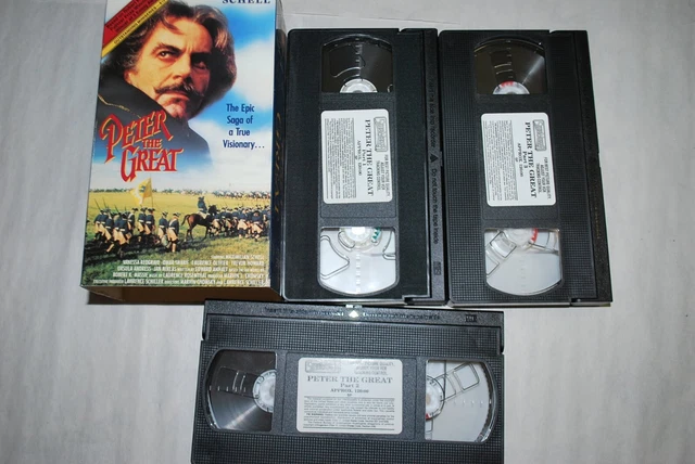 PETER THE GREAT VHS TAPE Maximilian Schell 3 tape set £8.23 - PicClick UK