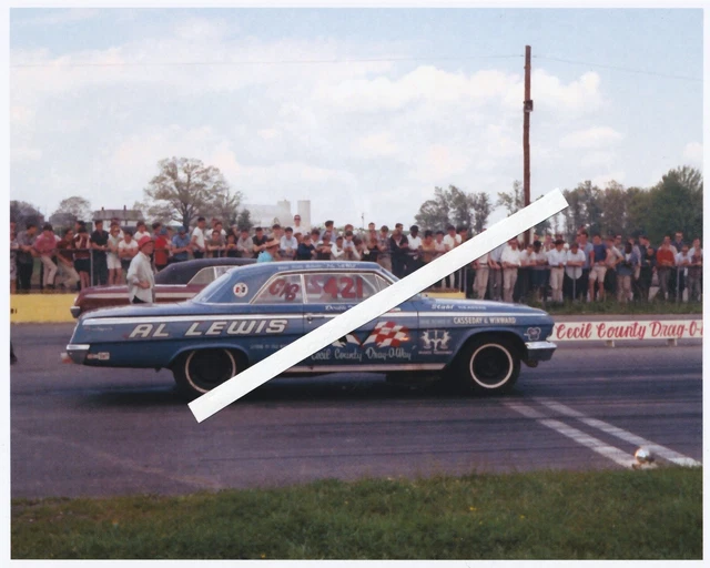 1960S DRAG RACING-1962 409 Chevy-AL LEWIS' "Double Trouble"-Cecil ...