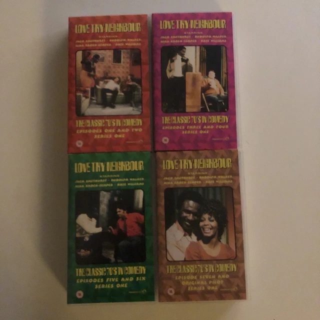 LOVE THY NEIGHBOUR VHS Set - Series 1 - 4 VHS tapes £9.00 - PicClick UK