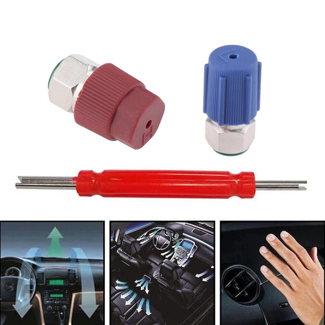R134A RETROFIT ADAPTER Kit Seamless R12 Port Conversion High Cooling ...