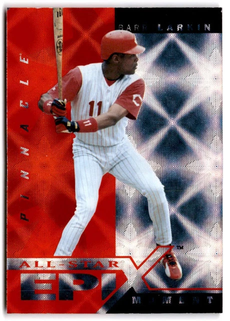 1998 PINNACLE EPIX Moment Orange #E12 BARRY LARKIN Cincinnati Reds ...