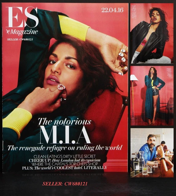 M.I.A. (MAYA ARULPRAGASAM Mia Rapper) David Waddington Es Magazin April ...