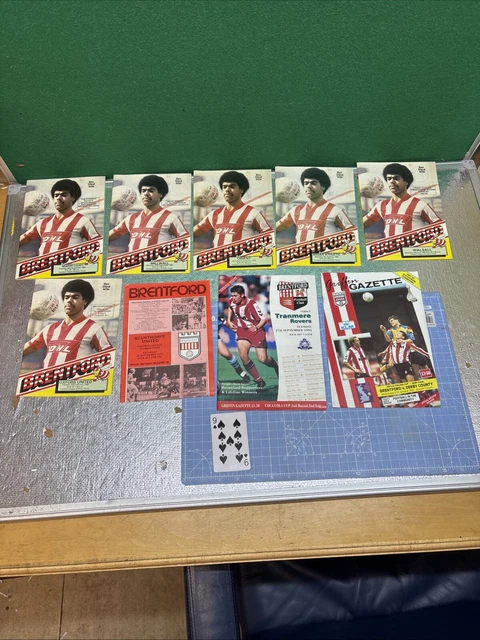 FOOTBALL PROGRAMMES COLLECTIONS/ bulk lots 1970’s-90’s Brentford £2.00 ...