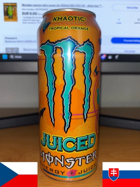 MONSTER ENERGY JUICED khaotic 500ml Full **READ THE DESCRIPTION** £4.05 ...