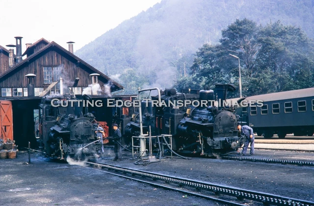 ORIGINAL RAILWAY SLIDE: OBB Narrow Gauge Rack Tanks Austria 1968 M-1279 ...