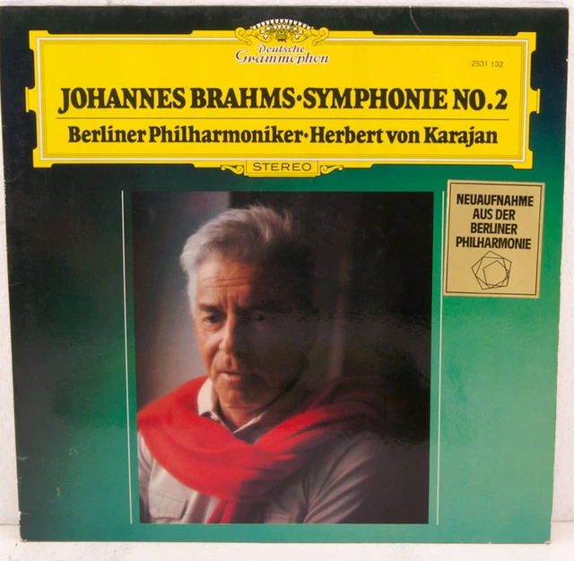 BRAHMS SYMPHONY NO.2 Berliner Philharmoniker Herbert Von Karajan 12 " LP (c205) $27.16 - PicClick AU