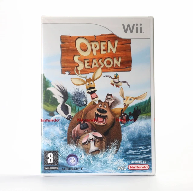 OPEN SEASON - Nintendo Wii - New & Factory Sealed - Red Nintendo Tear ...