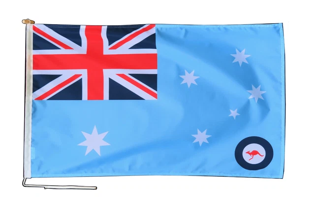 ROYAL AUSTRALIAN AIR Force Flag With Rope and Toggle - Various Sizes ...