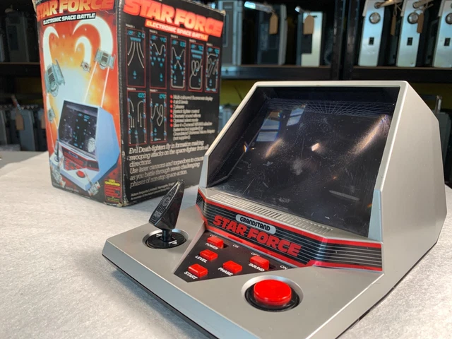 GRANDSTAND STAR FORCE Electronic Tabletop Game. SERVICED. With Box ...