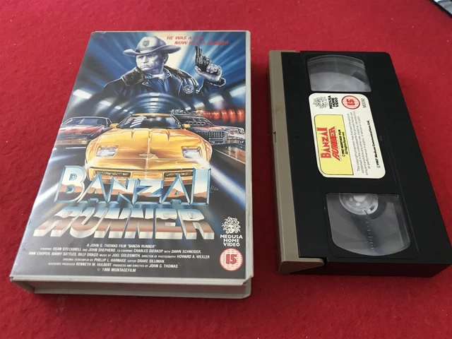 BANZAI RUNNER RARE Medusa Big Box Ex Rental Vhs Video Tested Free ...