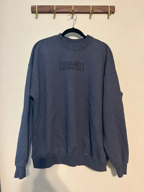 TAYLOR SWIFT THE Eras Tour 2023 Official Merch Blue Crewneck M Unisex ...