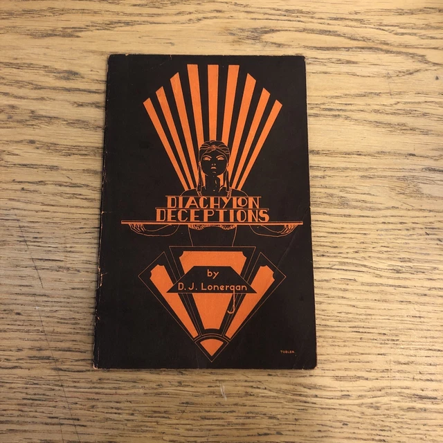 RARE VINTAGE MAGIC Book - Diachlyon Deceptions By D J Lonergan 1934 £31 ...