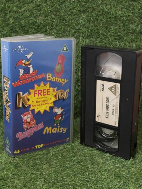 KIDS VIDS 2000 Children’s VHS Kids Video Tape Barney Maisy Bagpuss ...
