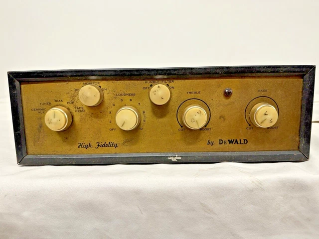 DEWALD HIGH FIDELITY Mono Tube Amplifier N-5000B £118.58 - PicClick UK