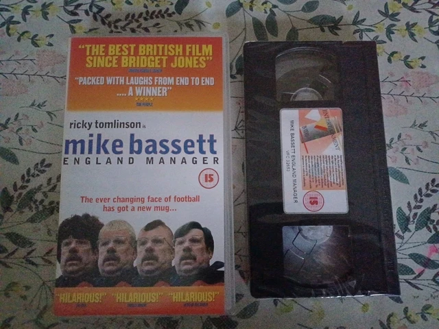 MIKE BASSETT ENGLAND Manager VHS VIDEO New & Sealed FREE Postage 40 £12 ...