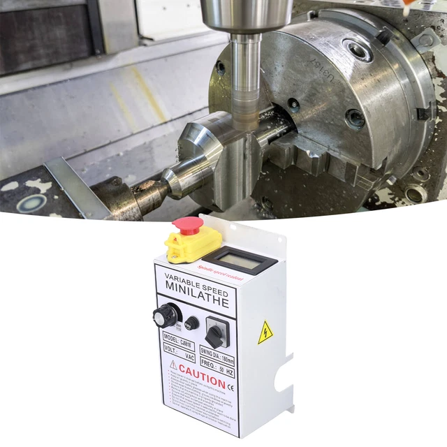 LATHE CONTROL BOX Speed Controller Switch Fuse for 0618‑3B CJ0618 AC ...