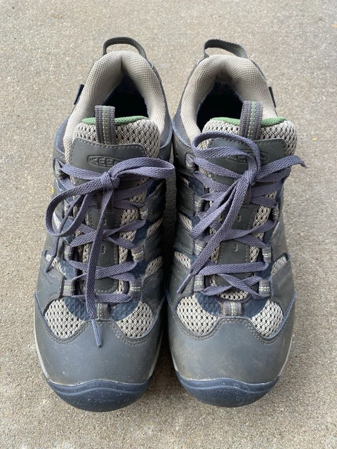 KEEN WATERPROOF HIKING Shoes Mens Sz 11.5 Leather Lace Up Lowtop Keen ...